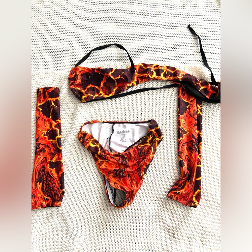 Freedom Rave Wear Set Bottoms Large Sleeves Medium To… - Gem